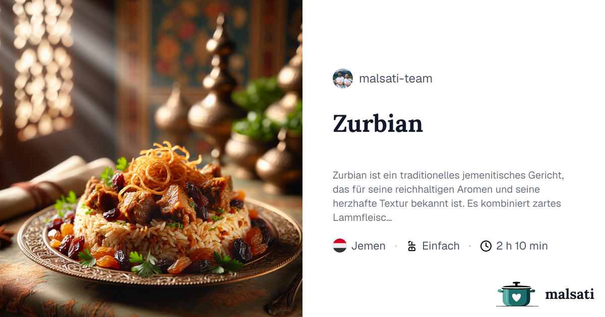 Zurbian – Rezept aus Jemen | malsati