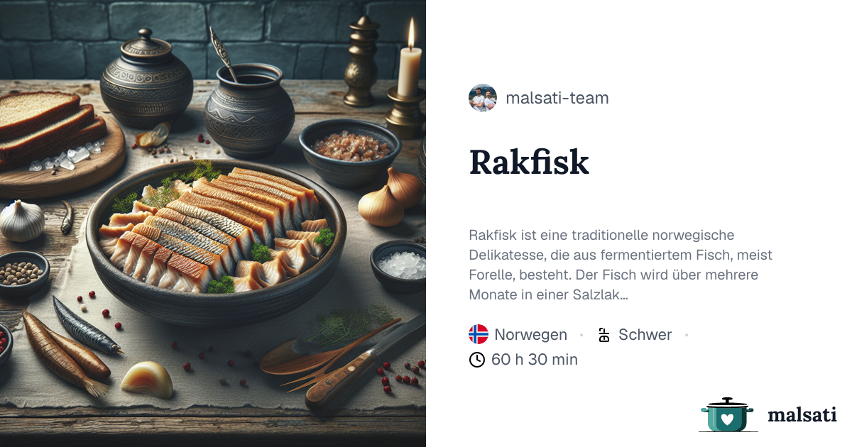 Rakfisk – Rezept aus Norwegen | malsati