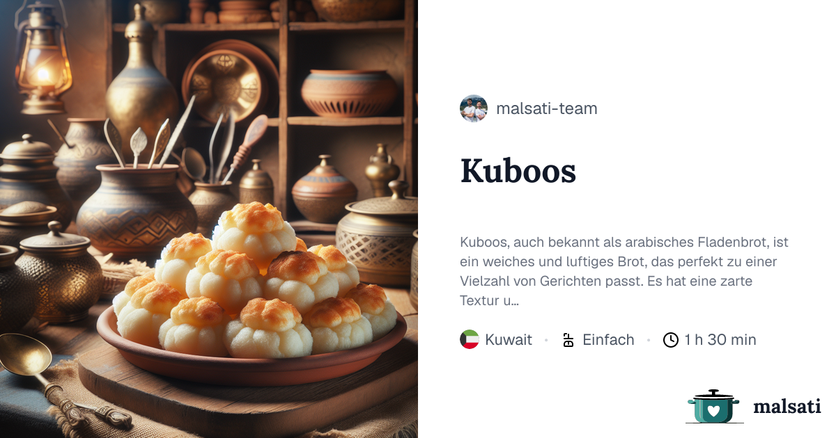 Kuboos – Rezept aus Kuwait | malsati