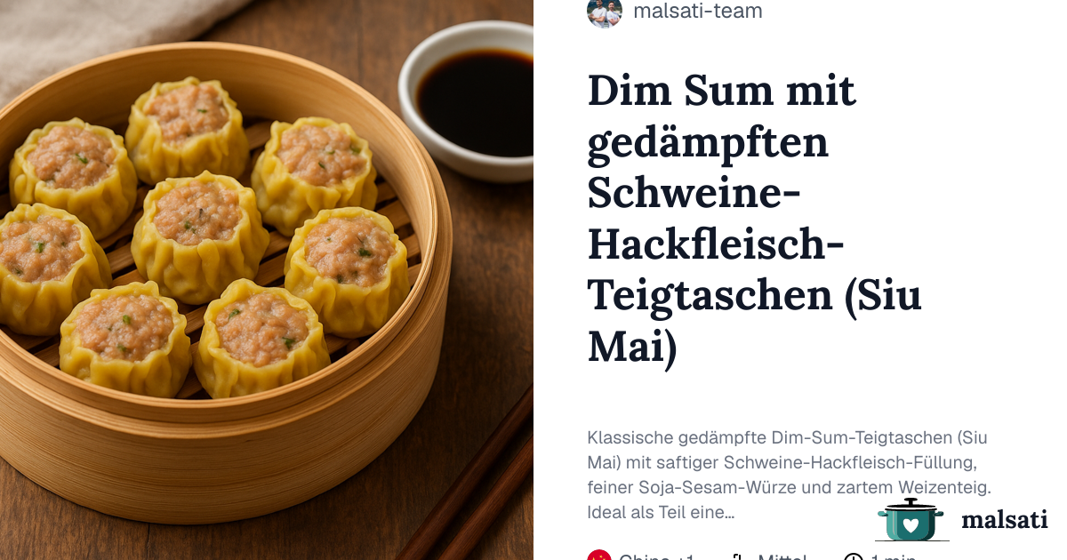 Dim Sum – Rezept aus Hongkong | malsati