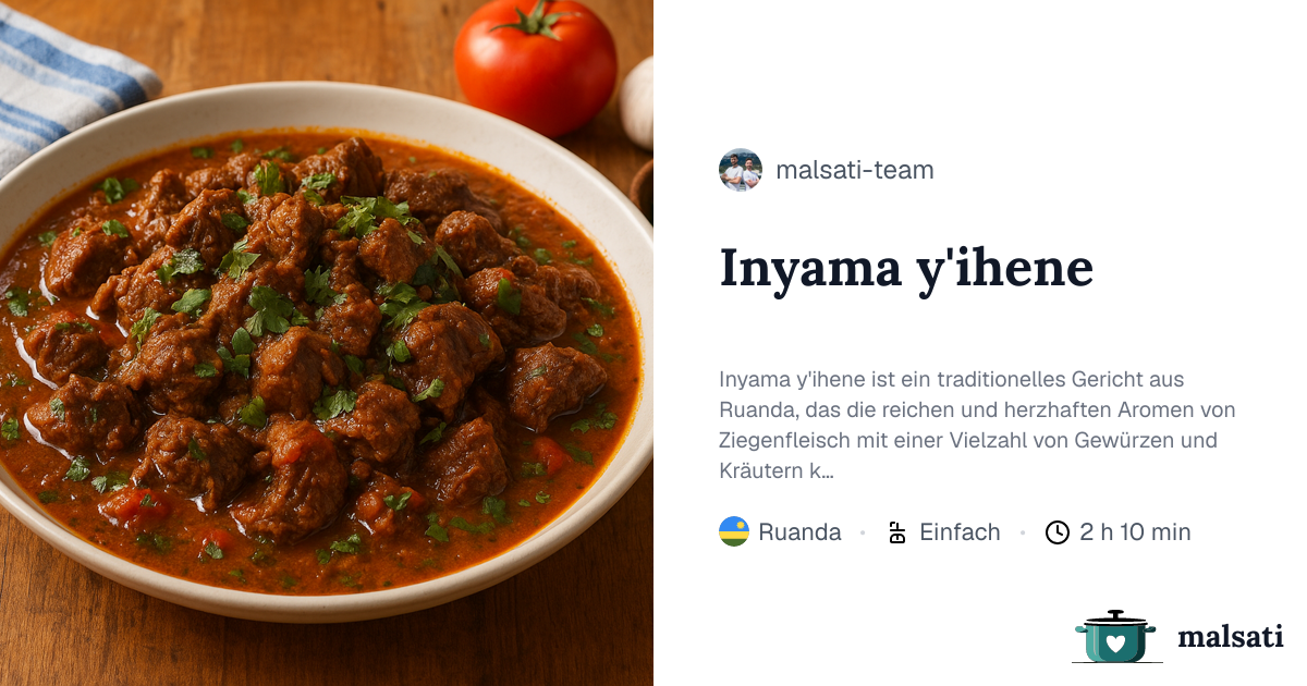 Inyama y'ihene | malsati