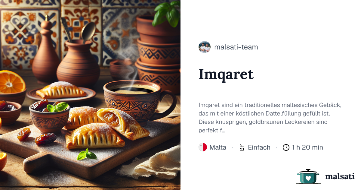 Imqaret – Rezept aus Malta | malsati