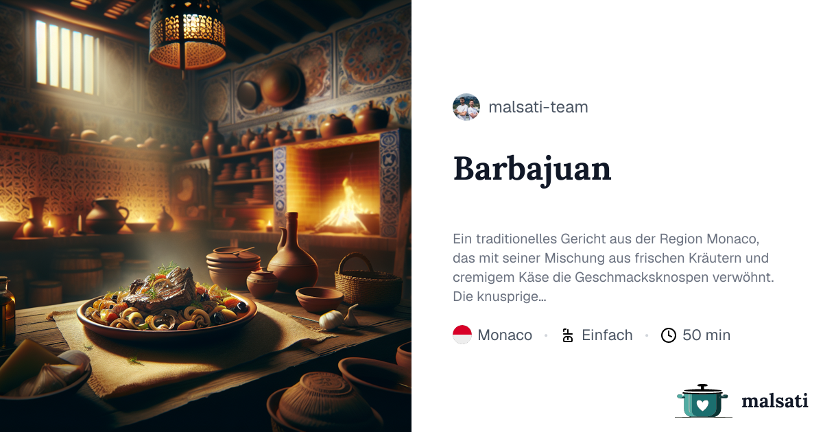 Barbajuan – Rezept aus Monaco | malsati
