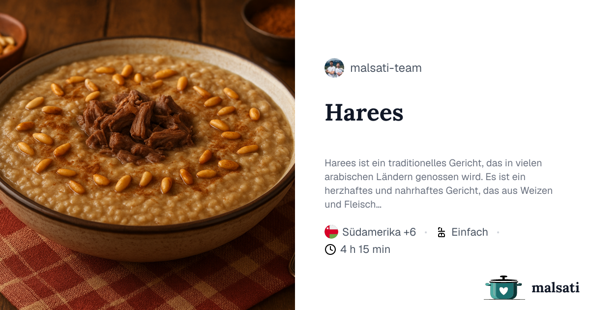 Harees – Rezept aus Kuwait | malsati