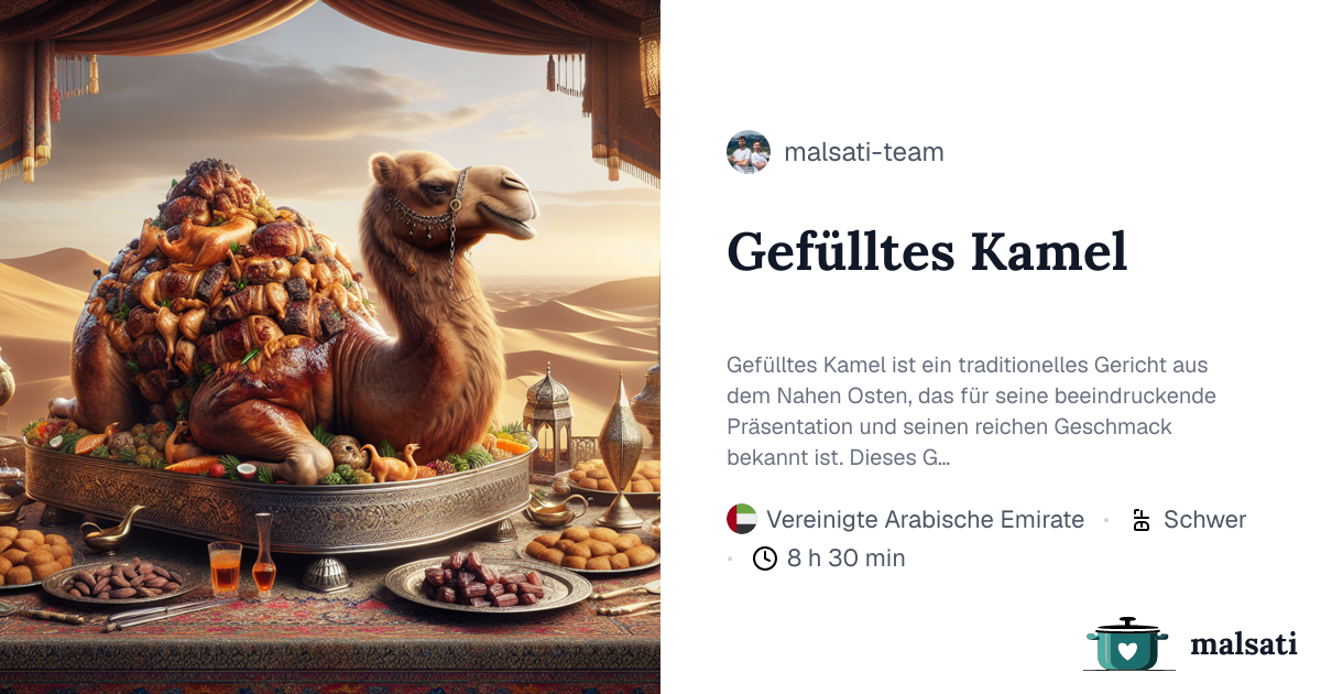 Gefülltes Kamel | malsati