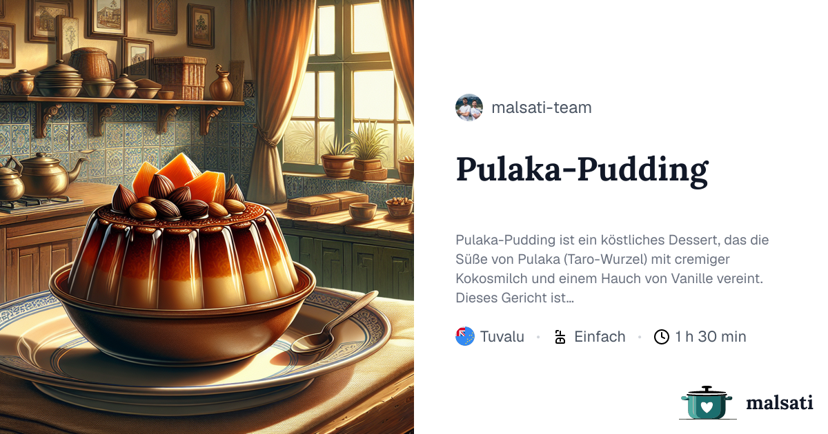 Pulaka-Pudding | malsati