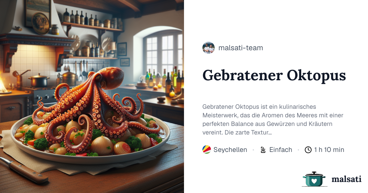 Gebratener Oktopus | malsati