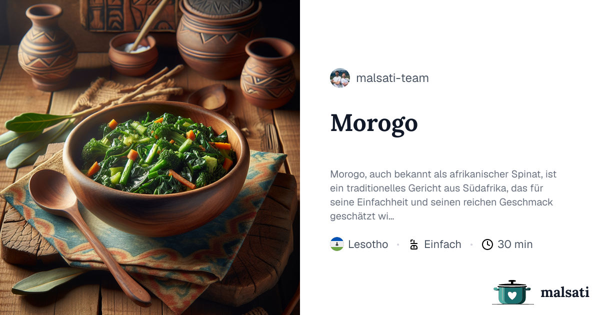 Morogo – Rezept aus Lesotho | malsati