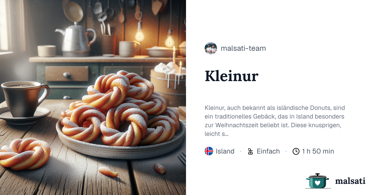 Kleinur – Rezept aus Island | malsati