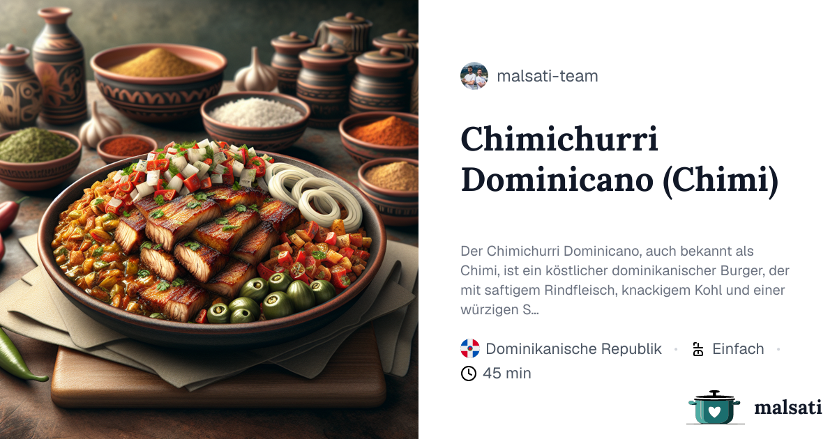 Chimichurri Dominicano (Chimi) | malsati
