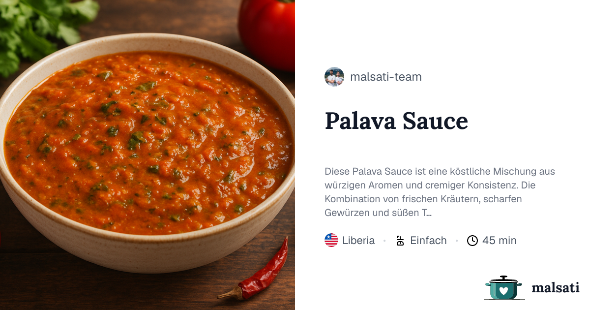 Palava Sauce | malsati
