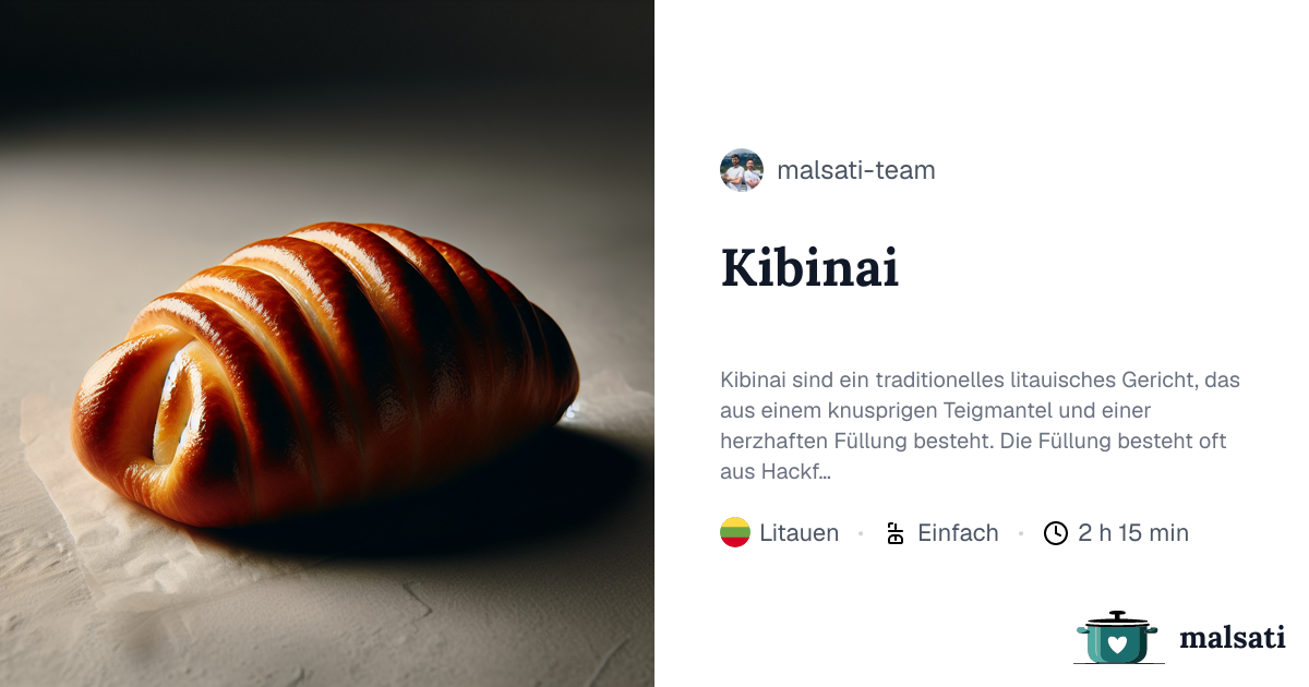Kibinai – Rezept aus Litauen | malsati