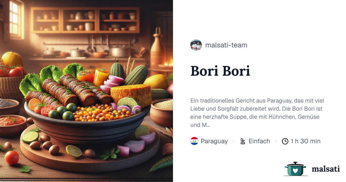 Bori Bori – Rezept aus Paraguay | malsati