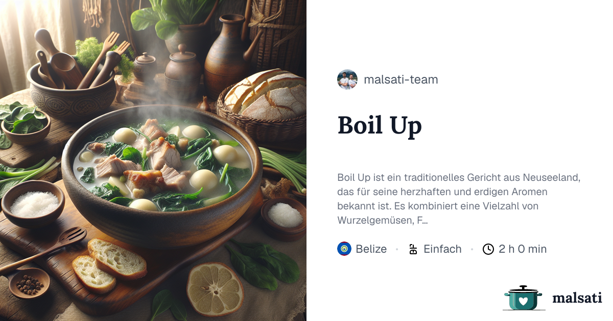 Boil Up – Rezept aus Belize | malsati
